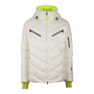 Bogner Homme, Vestes, Blanc, Taille: M Doudoune avec fermeture éclair et poches