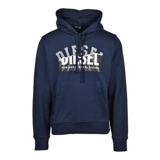 Diesel Herren, Sweatshirts & Hoodies, Blau, SGr&ouml;&szlig;e