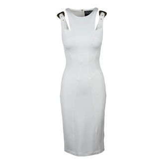 Versace Jeans Couture Damen, Kleider, Wei&szlig;, LGr&ouml;&szlig;e