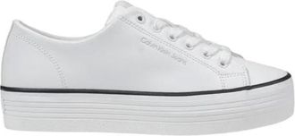 Calvin Klein Jeans Femme, Chaussures, Blanc, Taille: 40 EU Bold Vulc Flatf Low
