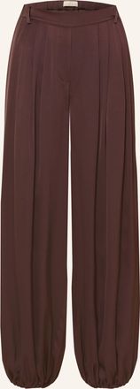 IVI Collection Ivi Collection Satinhose Mit Seide braun