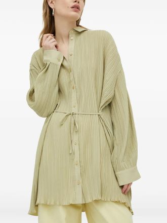 Sams&oslash;e & Sams&oslash;e haut &agrave; design pliss&eacute; - Vert