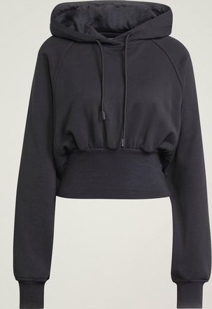 Stella McCartney Logo Cropped Hoodie, Woman, Black, Size: XS
