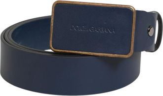 Dolce & Gabbana Femme, Accessoires, Bleu, Taille: 115 CM Ceintures