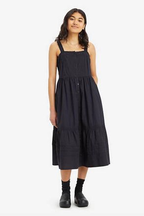 Levi's Robe Mi Longue Cici - Femme - Noir / Caviar - L