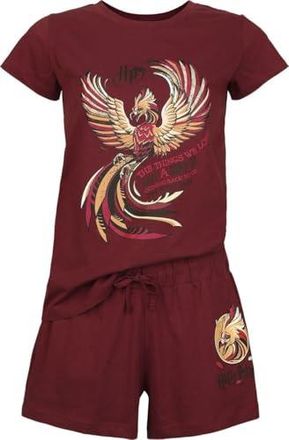 Harry Potter LOrdre du Phénix Femme Pyjama Lie-de-vin XXL 100% Coton