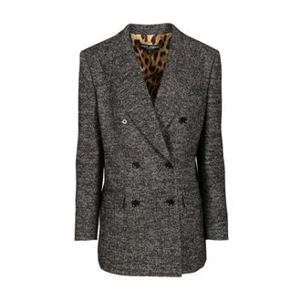 Dolce & Gabbana Damen, Jacken, Grau, MGr&ouml;&szlig;e