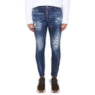 Dsquared2 Slim Fit Jeans mit Rei&szlig;verschluss - - Jeans - Herren - Blau - XS