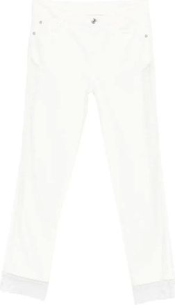 Ermanno Scervino Femme, Jeans, Blanc, Taille: 46 FR Boyfriend Jeans