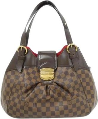 Louis Vuitton Sac bandouli&egrave;re Sistina GM doccasion - Femme - Pre-owned - Brun - Taille: ONE Size