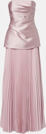 Solace London Bustier-Robe Claudette mit Satin