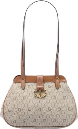 Dior Pre-owned Sac bandouli&egrave;re en toile - Femme - Pre-owned - Beige - Taille: ONE Size