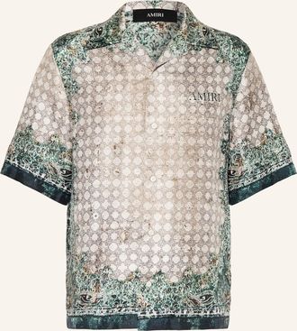 Amiri Amiri Resorthemd Comfort Fit Aus Seide gruen