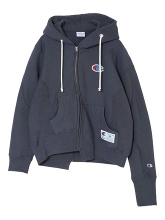 Undercover x Champion hoodie &agrave; fermeture zipp&eacute;e - Gris