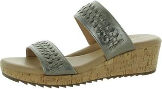 Easy Spirit Sandales compens&eacute;es Lillia, dor&eacute;, 37.5 EU