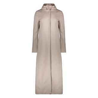 Herno Langer Mantel mit Stehkragen und Polsterung - - Coats - Damen - Beige - M