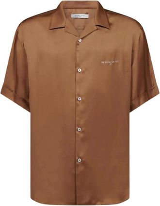 Ih Nom Uh Nit IH NOM UH Nit, Homme, Chemises, Brun, Taille: M Short Sleeve Shirt