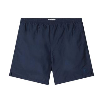 Ami Homme, Maillots de bain, Bleu, Taille: XL Long Plain Swim Shorts