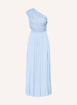 Maje Kleid Mit Cut-Out Und Plissees blau