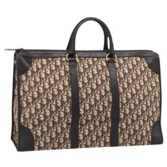 Dior Pre-owned Trotter Boston Bag - - Pre-owned - Damen - Beige - ONE SIZE