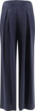 Max Mara Femme, Pantalons, Bleu, Taille: 38 FR Wide Pantalons