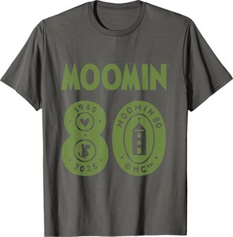 Moomin 80th Anniversary 1945-2025 Großes Text-Logo T-Shirt