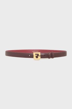 Gerard Darel Ceinture signature en cuir - LE LAUREN - Bordeaux