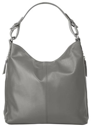 Samantha Look Handtasche Echt Leder Damen | Made in Italy, elegante Schultertasche, Umh&auml;ngetasche aus Leder | 017580