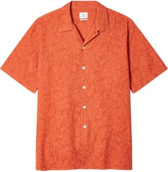 Paul Smith chemise à fleurs - Orange