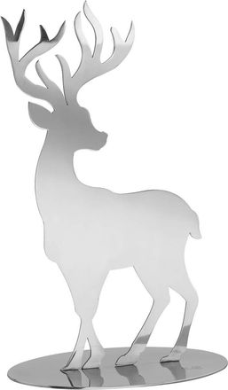 Fink Living Fink Jasper Deko-Figur aus Edelstahl in der Farbe Silber, Ma&szlig;e: 8cm x 4cm x 15cm, 141336