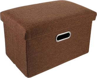 PartyKindom Multifunktionaler Sitzhocker mit Stauraum Belastbar und Langlebig Teilig Aufbewahrungsbox für Haushalt und Kinderzimmer Praktische Sitz und Aufbewahru