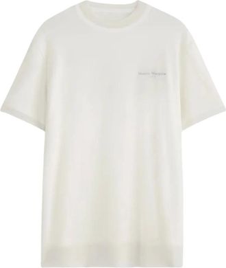 Maison Margiela Homme, Tops, Blanc, Taille: L T-Shirt 101