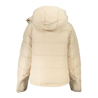 Calvin Klein Quilted Polyester Down Jacket - Beige