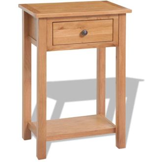 vidaXL Furniture Limited - Table console 50 x 32 x 75 cm Bois de ch&ecirc;ne