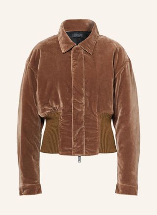 Haikure Haikure Blouson Vivienne Aus Samt braun