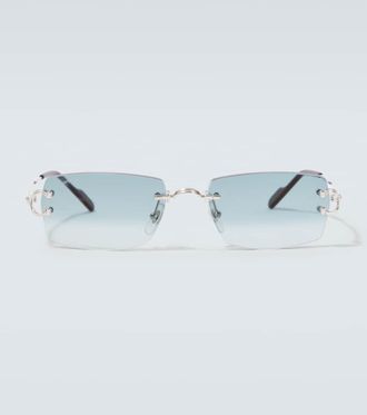 Cartier Eckige Sonnenbrille Signature C De Cartier