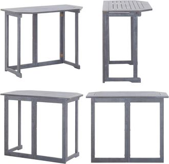 vidaXL Balkontisch Klappbar 90x50x74 cm Massivholz Akazie - Klapptisch - Gartenm&ouml;bel - Balkontisch - Esszimmertisch - Holzm&ouml;bel - Home & Living