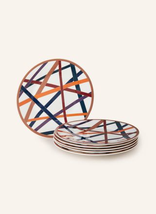 Missoni Missoni Home 6er-Set Dessertteller Nastri beige