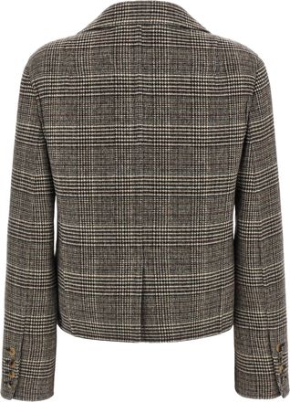 Ermanno Scervino Virgin Wool Check Blazer - Multicolor