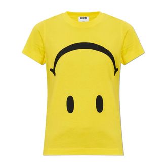Moschino Smiley T-Shirt - - Tops - Damen - Gelb - XS