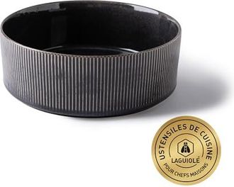 Laguiole Laguiole - Salatschale D21.5xH7.5cm reaktives Steinzeug CHARBON