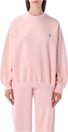 Ralph Lauren Femme, Sweatshirts et sweats &agrave; capuche, Rose, Taille: 36 FR SweaT-shirt ras du cou