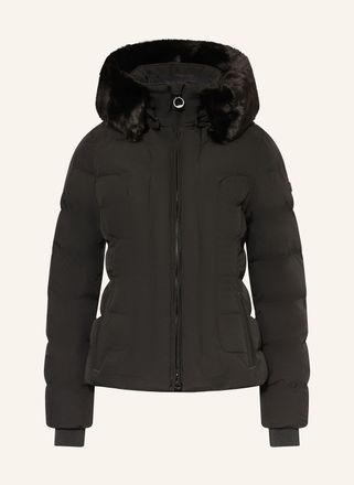 Wellensteyn Wellensteyn Steppjacke Belvitesse Short Mit Abnehmbarem Kunstpelz schwarz