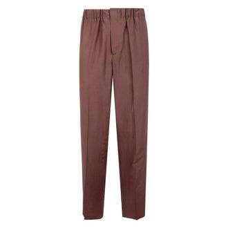 Laneus Homme, Pantalons, Brun, Taille: L Pantalon Coupe Slim Melrose