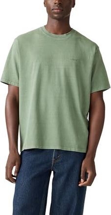 Levi's Homme T-Shirt Vintage Red Tab Garment Dye Laurel Wreath Jersey Green M
