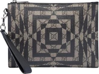Gucci Pre-owned Canvas Clutch - - Pre-owned - Damen - Beige - ONE SIZE