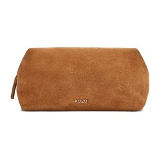 Kazar Kosmetiktasche aus Wildleder - - Bags - Damen - Braun - ONE SIZE