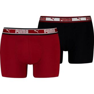 Puma Herren Unterhose DUAL LOGO BOXER 2P