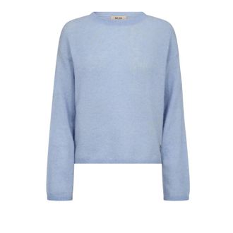 Mos Mosh MOS Mosh, Damen, Strickwaren, Blau, LGr&ouml;&szlig;e