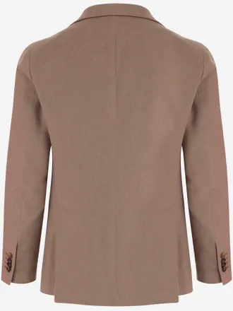 Tagliatore Mens Jacket Camel Fabric